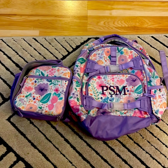 Pottery Barn Kids | Other | Pottery Barn Kids Backpack And Lunch Box ...